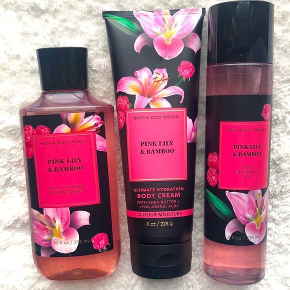 Bath And Body Works Bath And Body Bath And Body Works Pink Lily Bamboo
